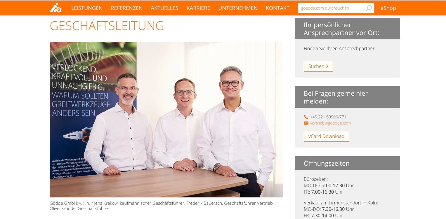 Kreative Bildsprache für Mitarbeiter Porträts & Teamfotos bei Gödde ...